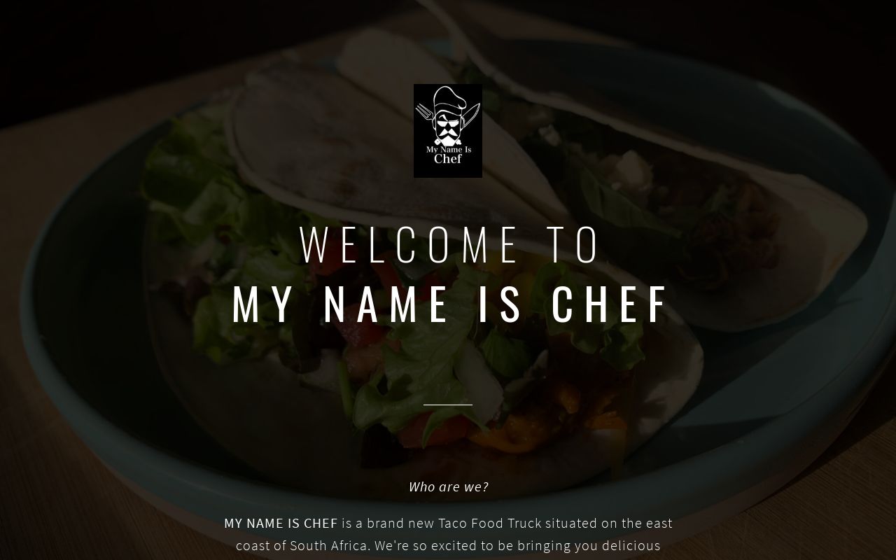 MY NAME IS CHEF